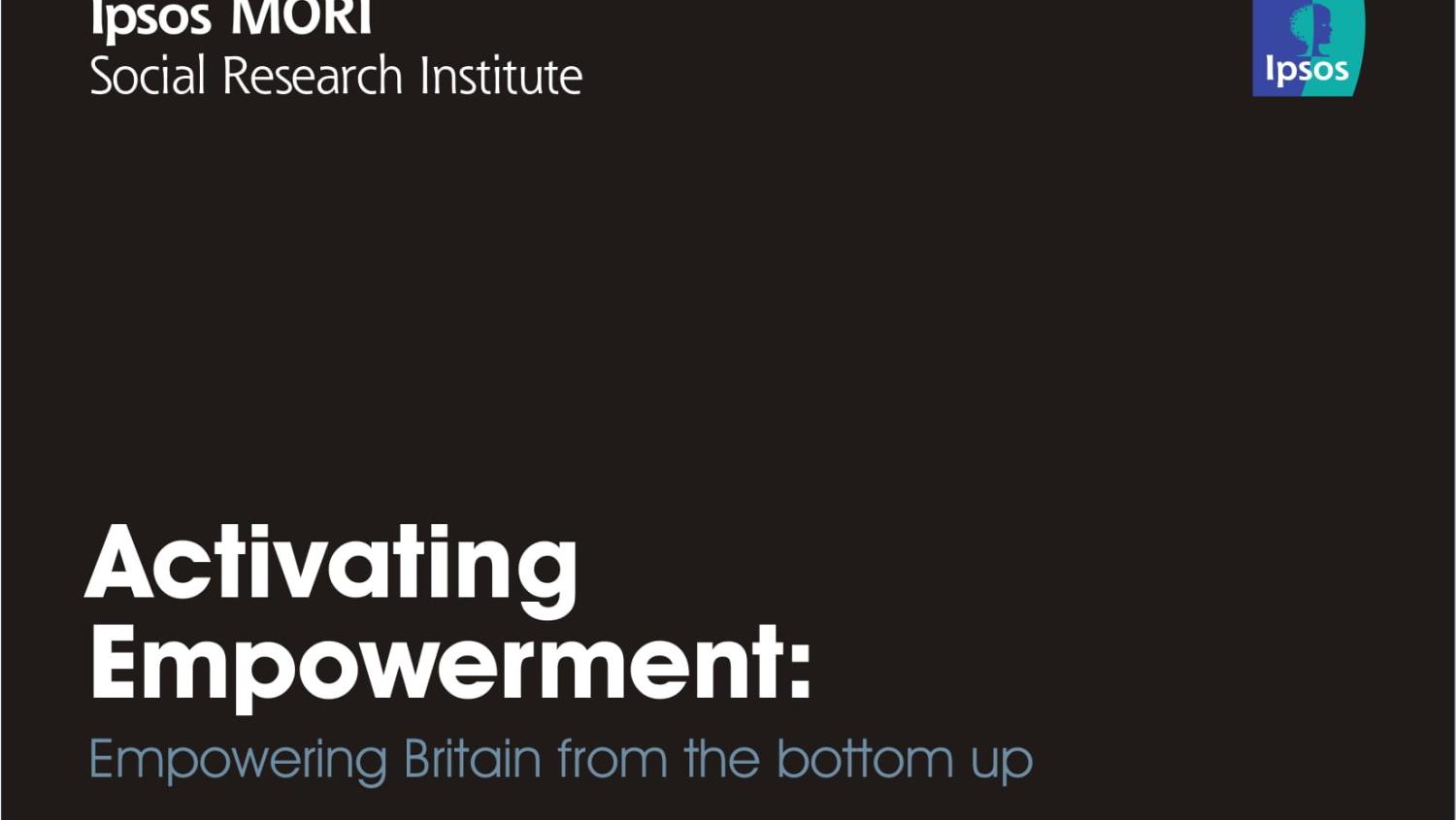 Activating Empowerment: Empowering Britain from the bottom up | Involve