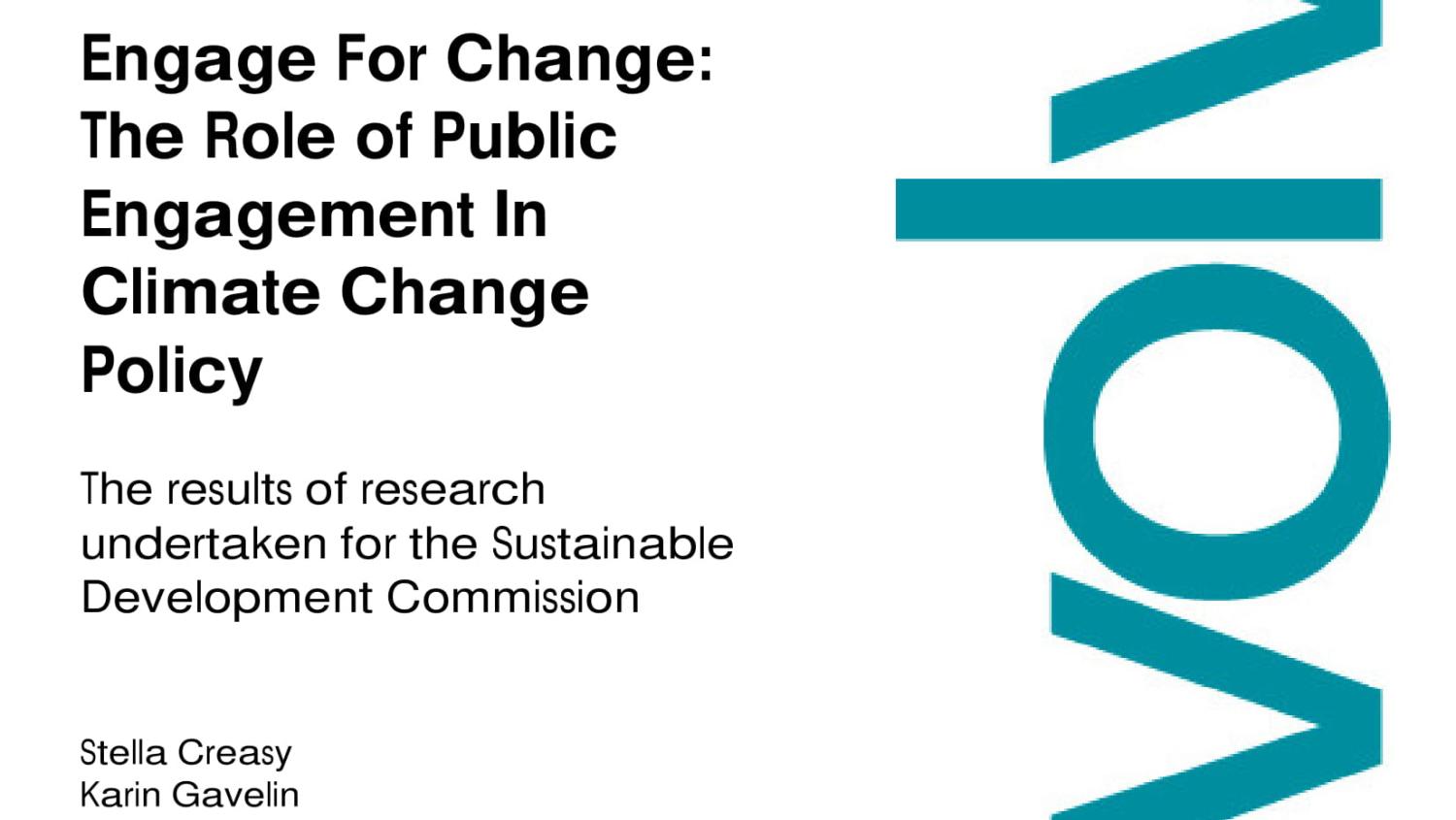 Engage for Change | Involve