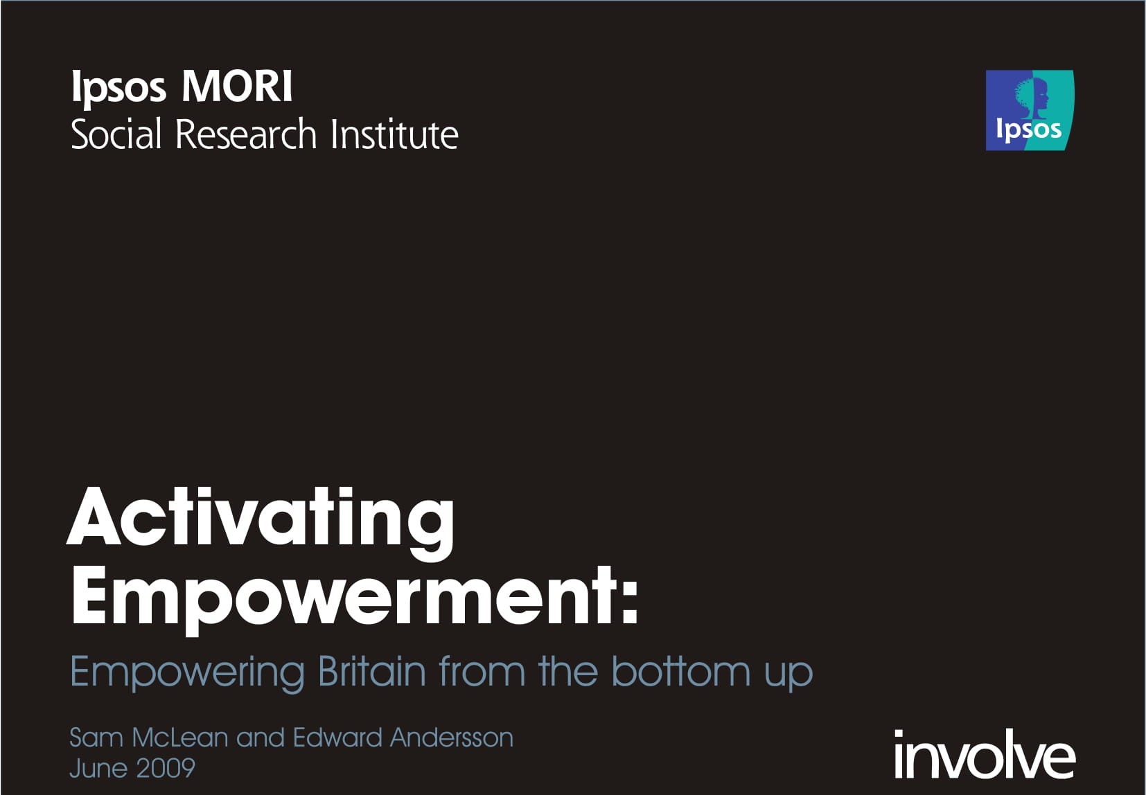 Activating Empowerment: Empowering Britain from the bottom up | Involve