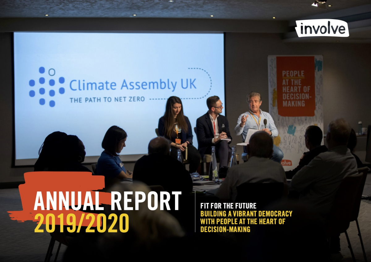 Fit for the future: Introducing our 2019/20 Annual Report | Involve